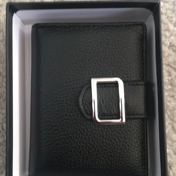 Bags | Rfid Wallet 16 Slot Bifold With Clasp Coin Section | Poshmark